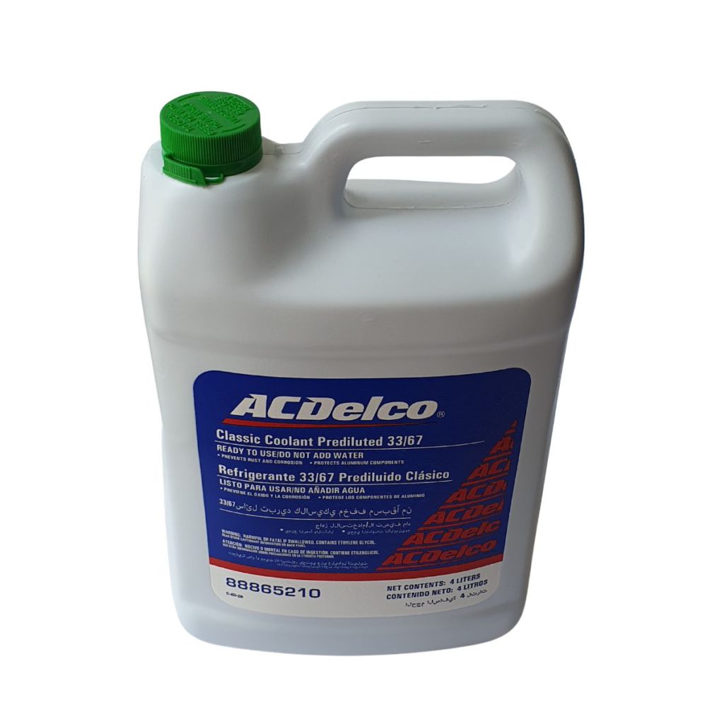 Refrigerante Acdelco Verde Premezclado 33/67 Cantidad 4 Litros – Repuestock